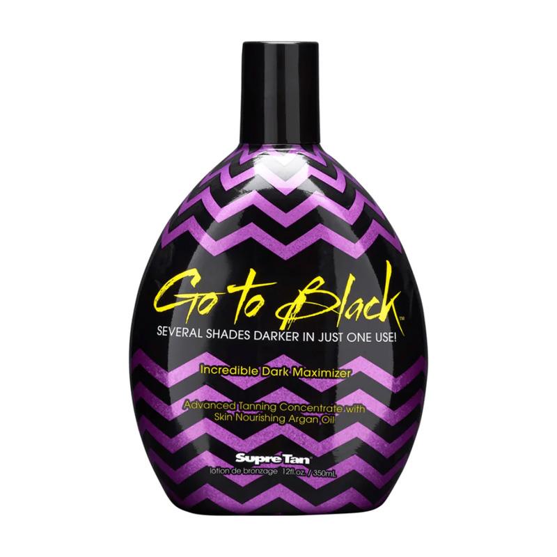 Supre Tan Go To Black Incredibly Dark Maximiser Tanning Lotion 350ml ...